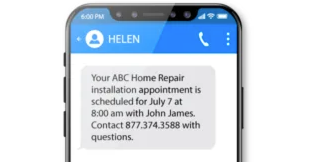 Automated Text Message Appointment Reminders
